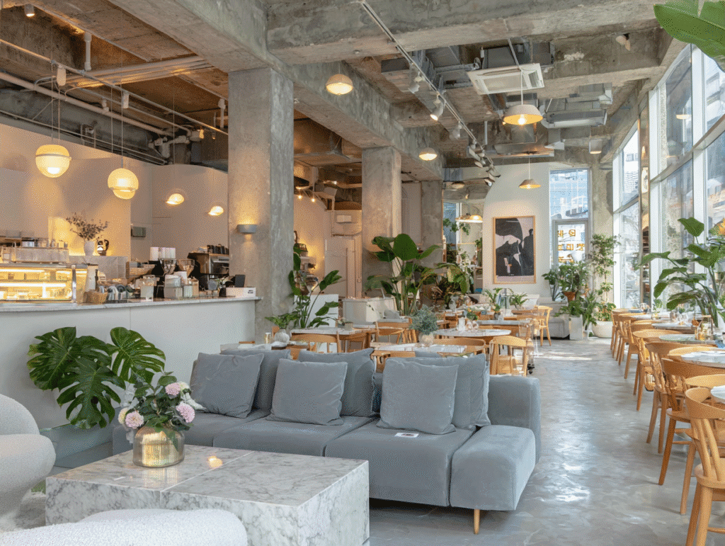 노출 콘크리트 천장 모든 것: 인테리어 트렌드와 시공 가이드 - Work in Bless